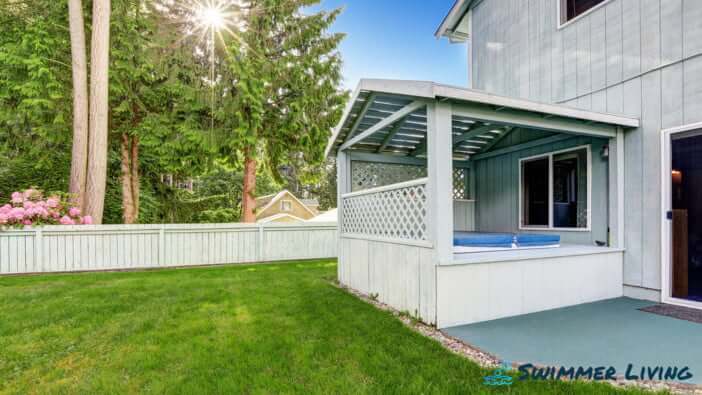 7 Ways to Create Backyard Hot Tub Privacy - Swimmer Living 7 Ways to Create Backyard Hot Tub Privacy - Swimmer Living