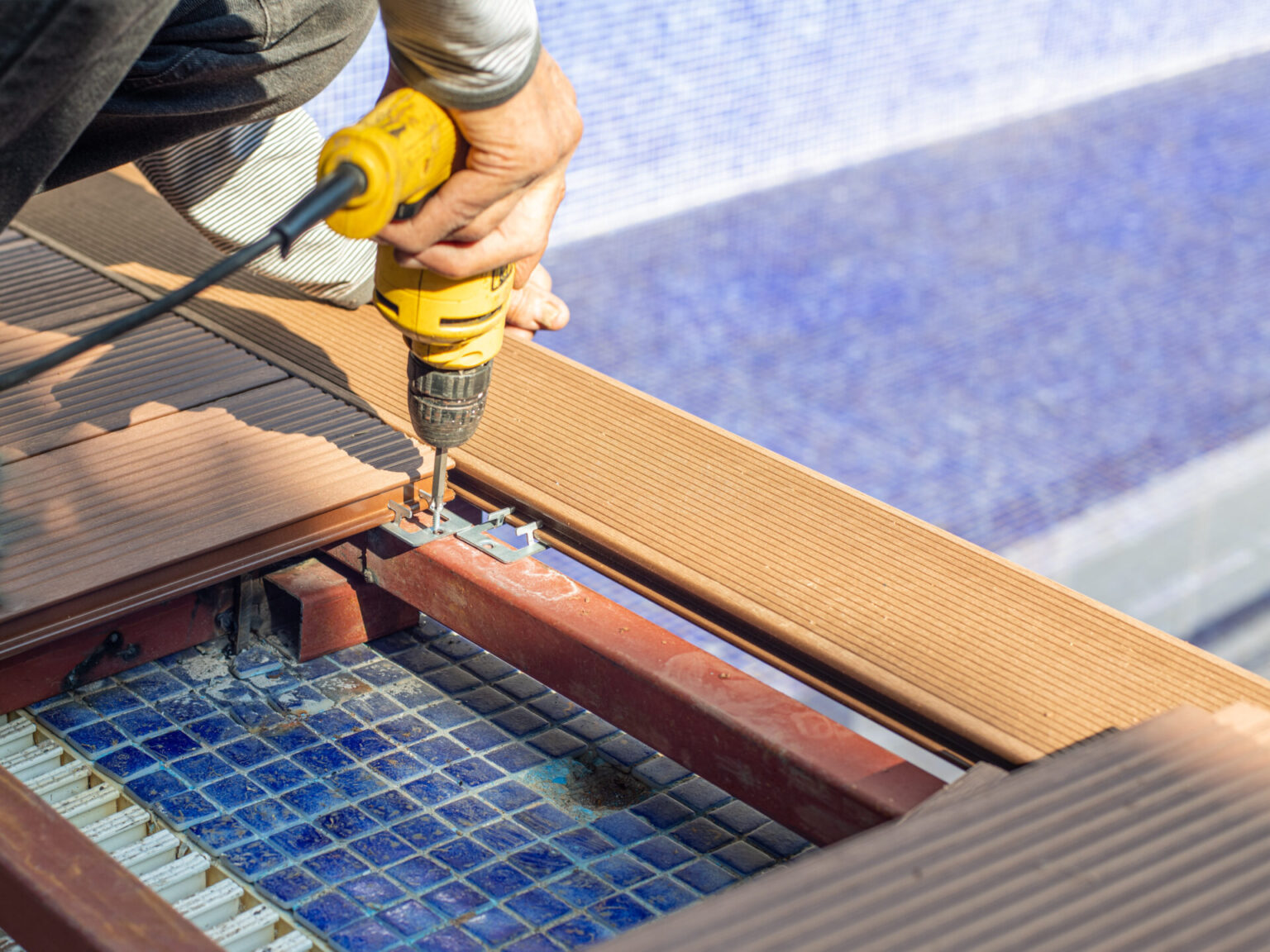 7 Steps to Build Your DIY Above Ground Pool Deck - Swimmer Living